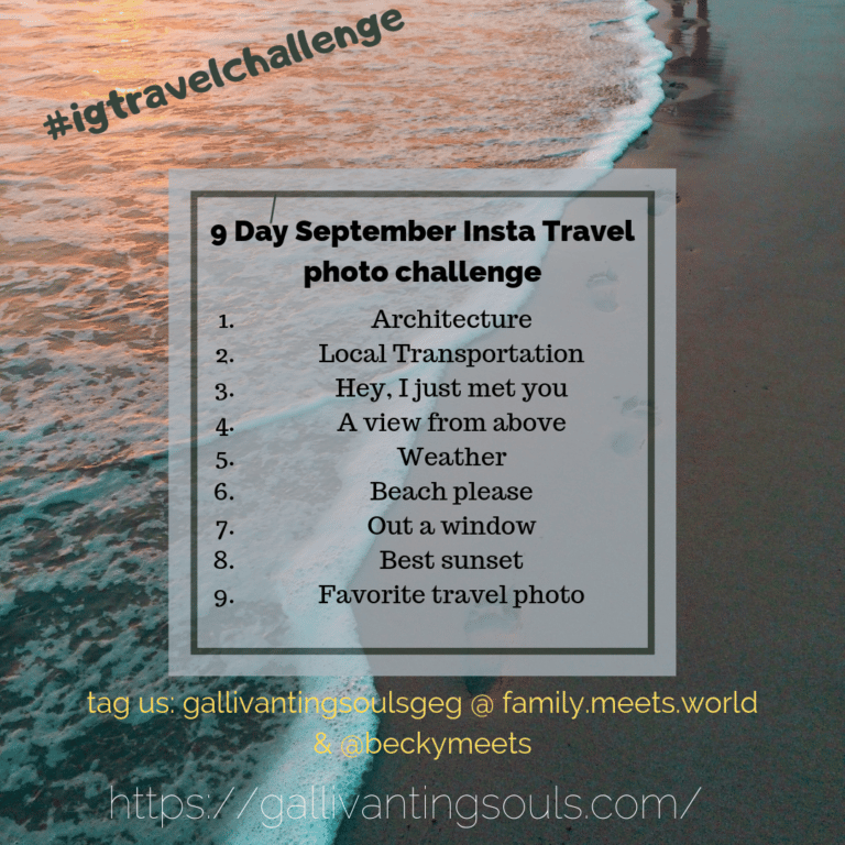 How To Do A Photo Challenge Instagram | Gallivanting Souls