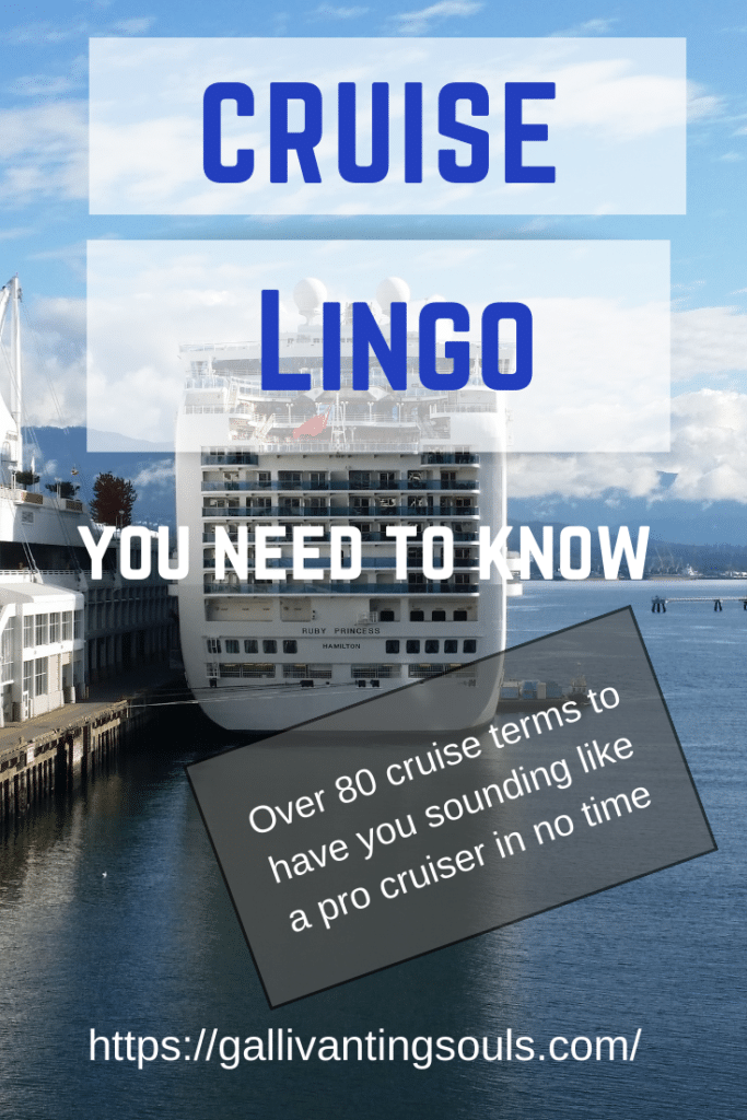 Important cruise lingo you need to know | Gallivanting Souls