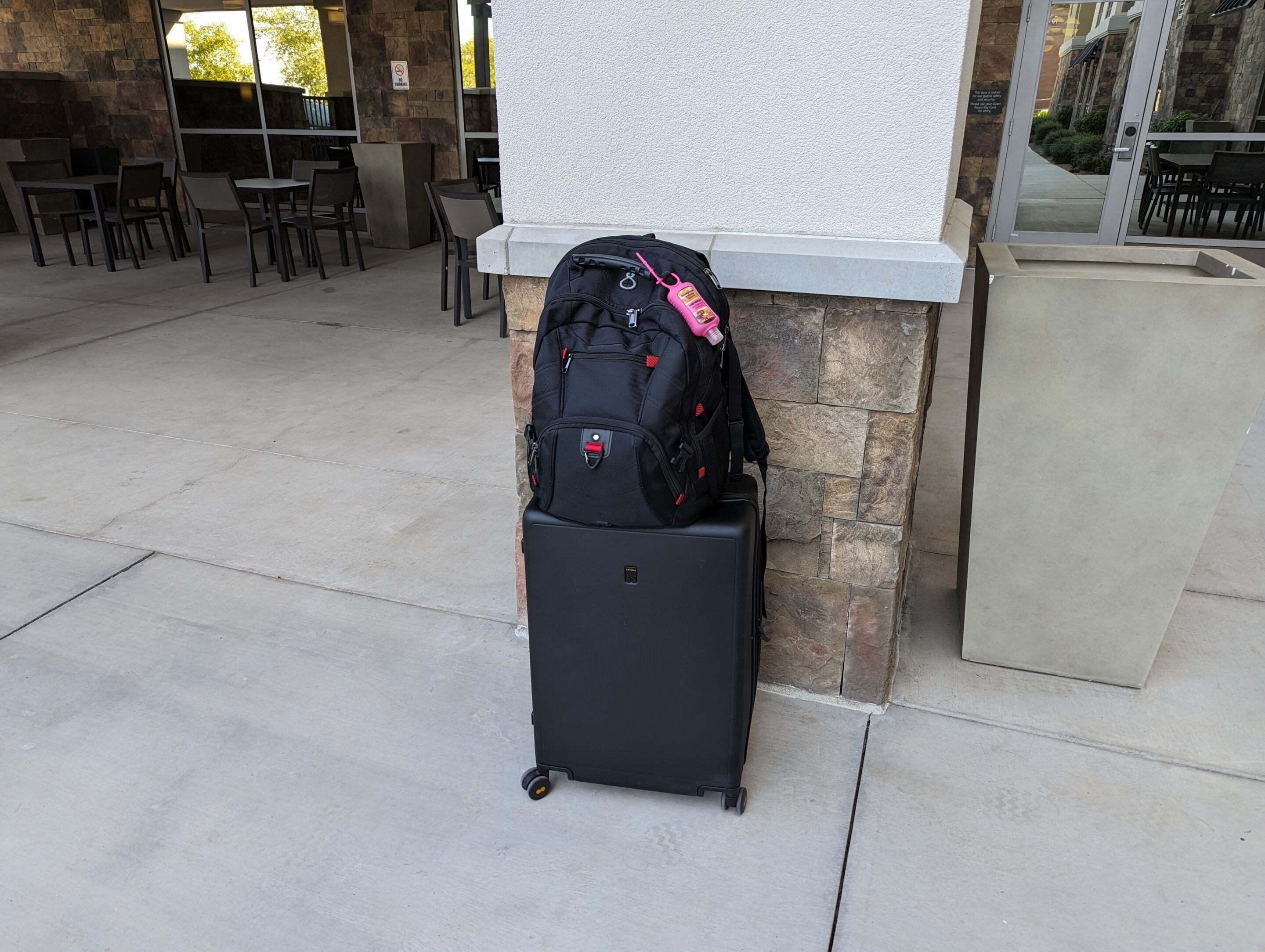 Practical Review Level8 Luminous Textured Check-In Suitcase ...